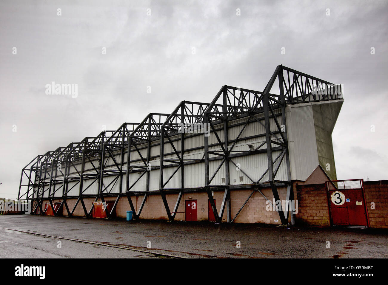 Clyde FC Stock. Broadwood Stadium, the home of Clyde FC Stock Photo - Alamy