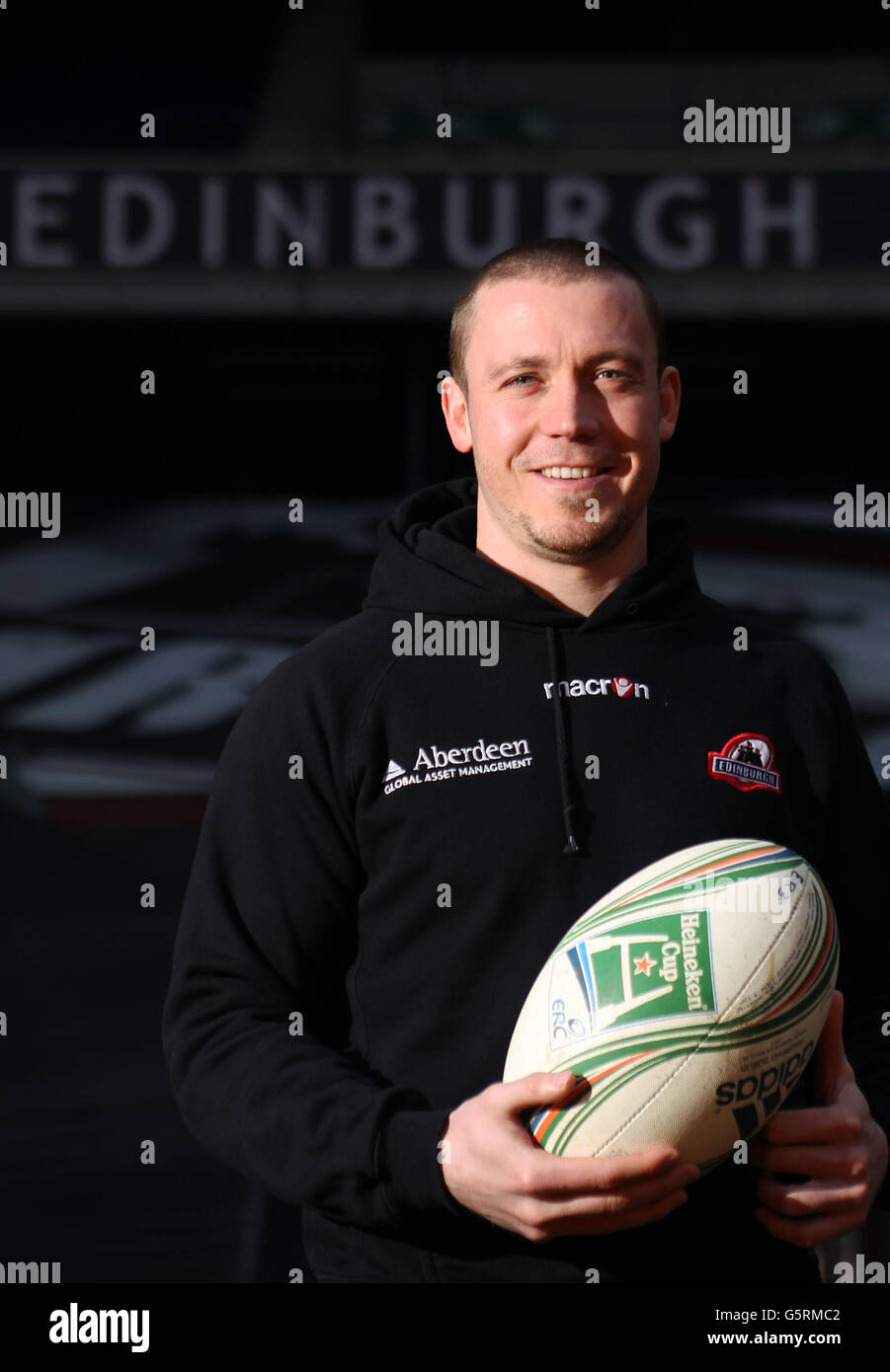 Rugby Union - Edinburgh Team Announcement - Murrayfield Stadium Stock ...