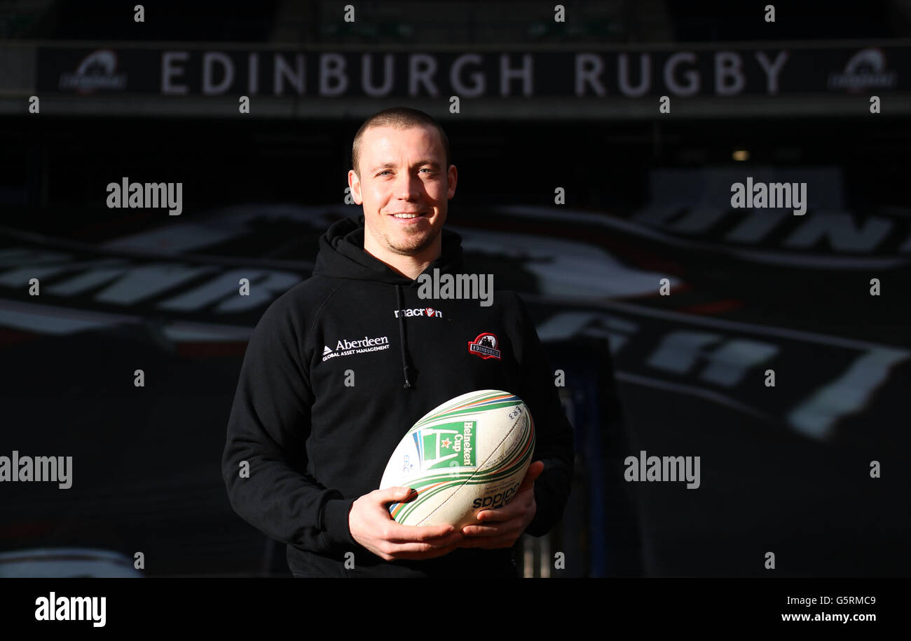 Rugby Union - Edinburgh Team Announcement - Murrayfield Stadium Stock ...
