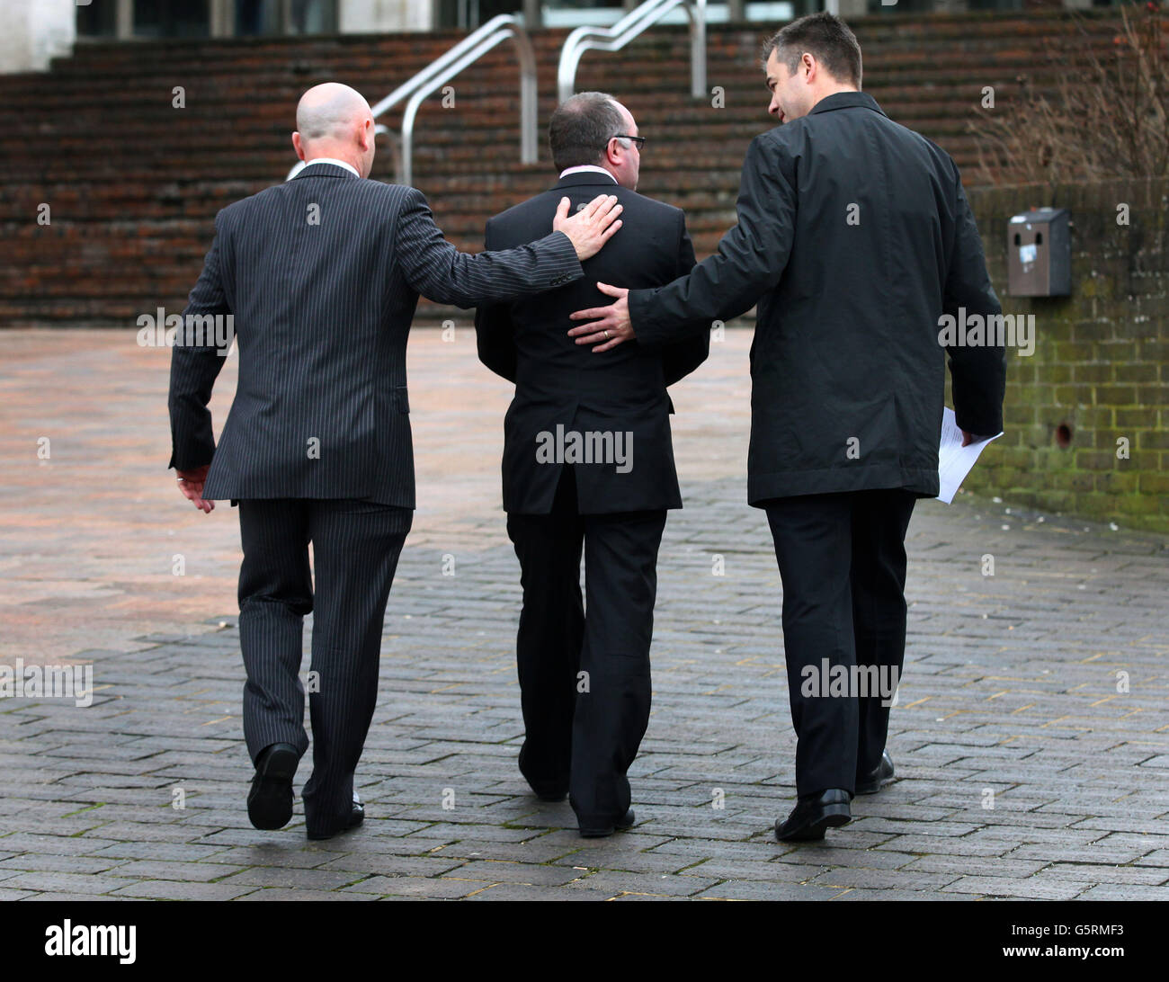 Jim wilkinson centre father natalie esack hi-res stock photography and ...