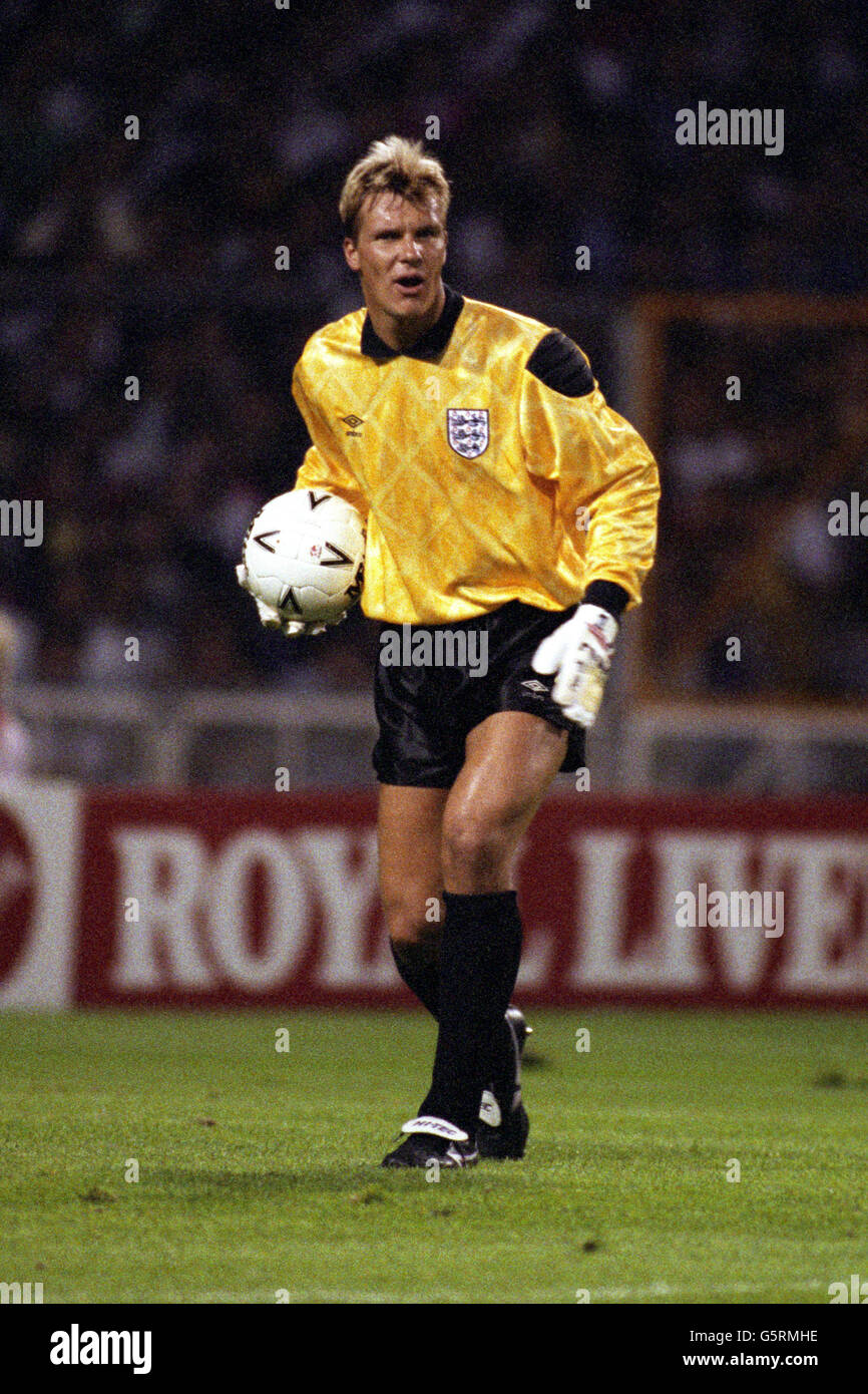 INTERNATIONAL SOCCER. CHRIS WOODS, ENGLAND goalkeeper Z4 Stock Photo ...