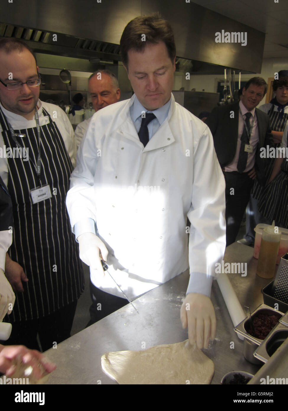 Clegg visits Cornwall Stock Photo - Alamy