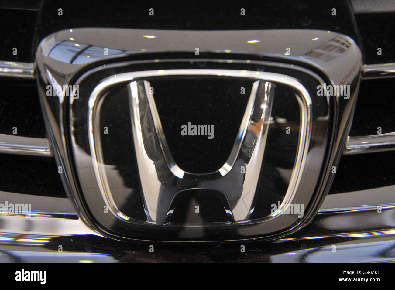 A Honda logo at the Honda assembly plant in Swindon, where the car ...