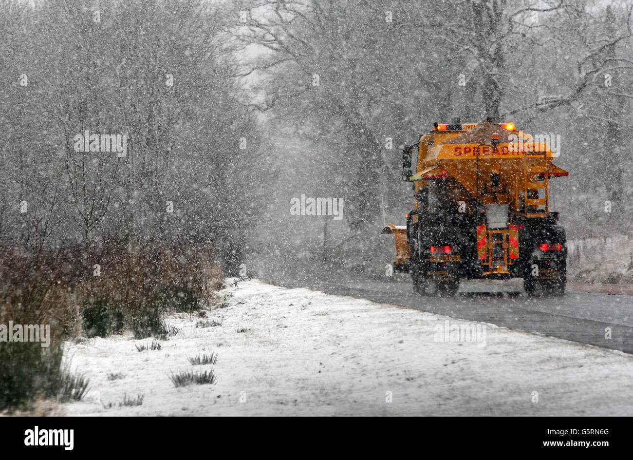 Winter Weather - January 13th Stock Photo - Alamy