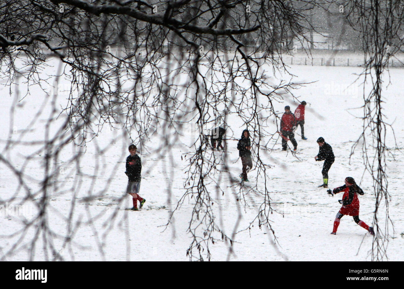 Winter Weather - January 13th Stock Photo - Alamy