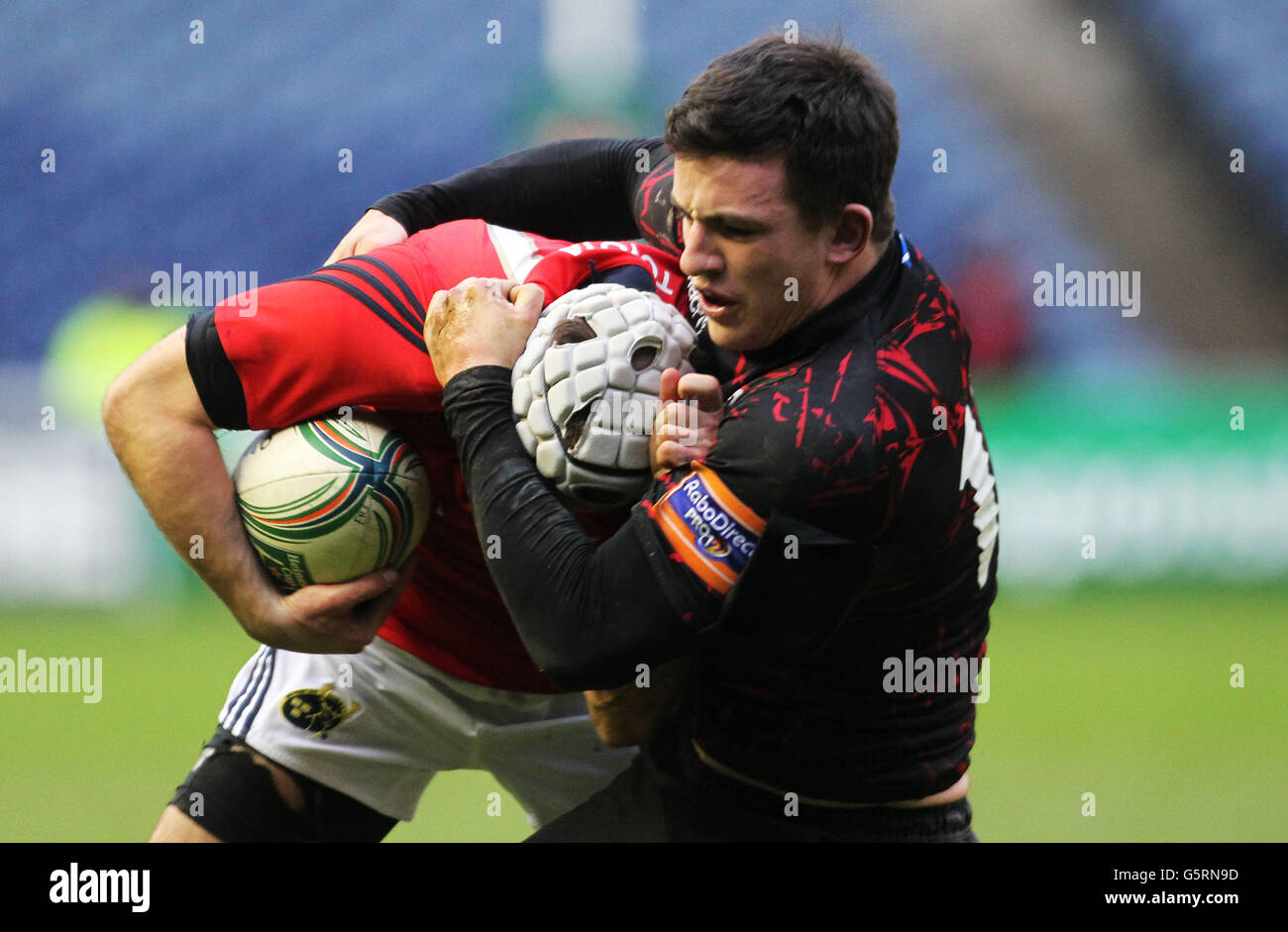 Edinburghs matt scott heineken cup pool one match murrayfield stadium ...