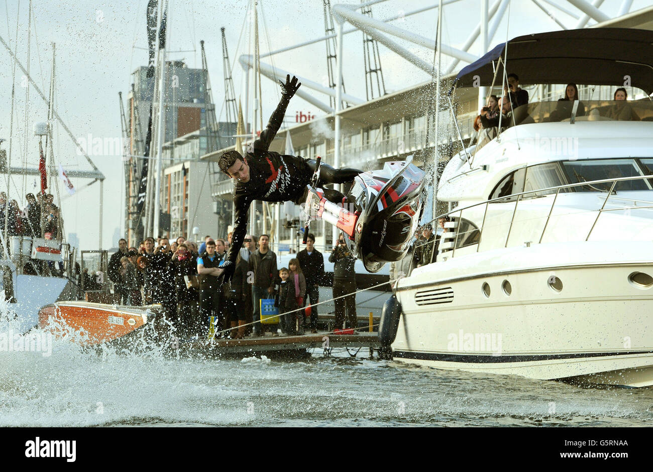 Tullett Prebon London Boat Show Stock Photo - Alamy