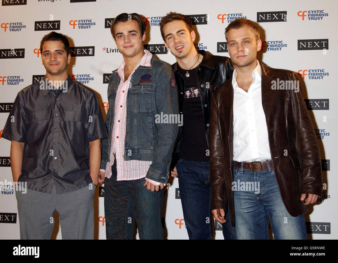 Boy band a1 at cystic fibrosis awards hi-res stock photography and ...