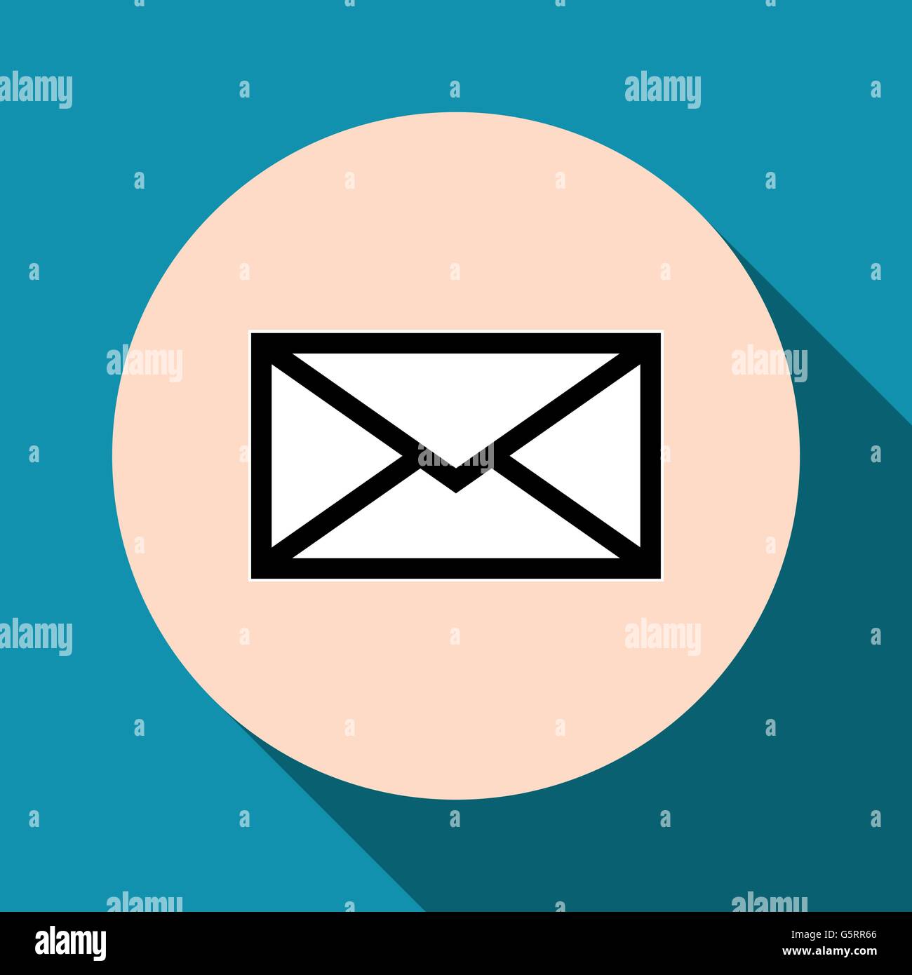 Email symbol letter icon - vector Stock Vector Image & Art - Alamy