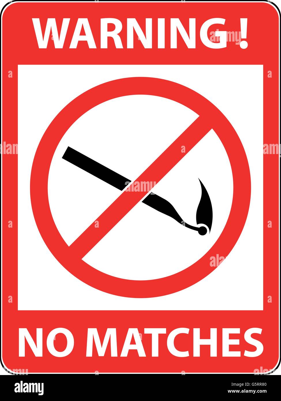 No match sign Vector illustration. Flat design Stock Vector Image & Art ...