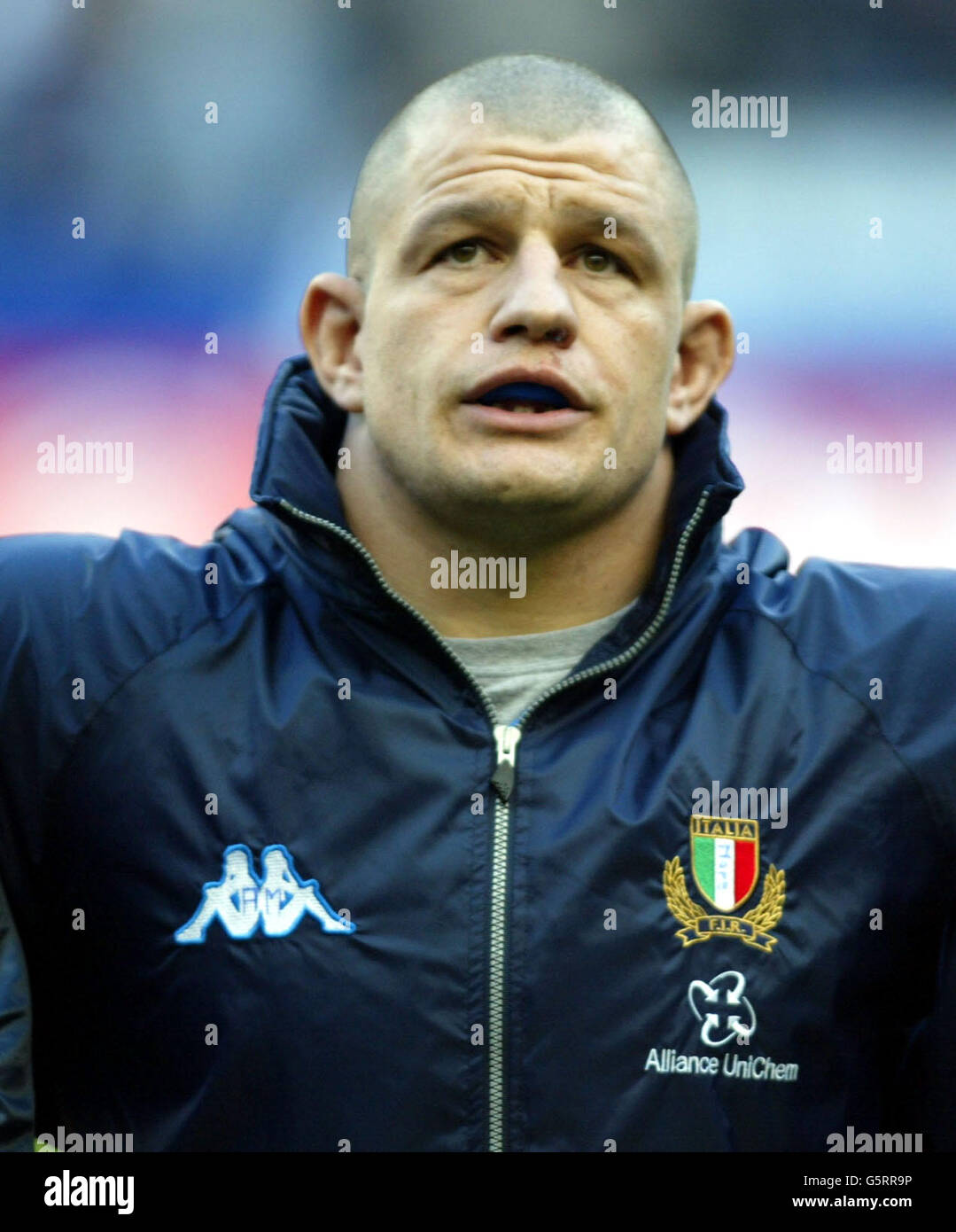 RUGBYU Moreno. Italy's Alesandro Moreno before the Lloyds TSB six ...