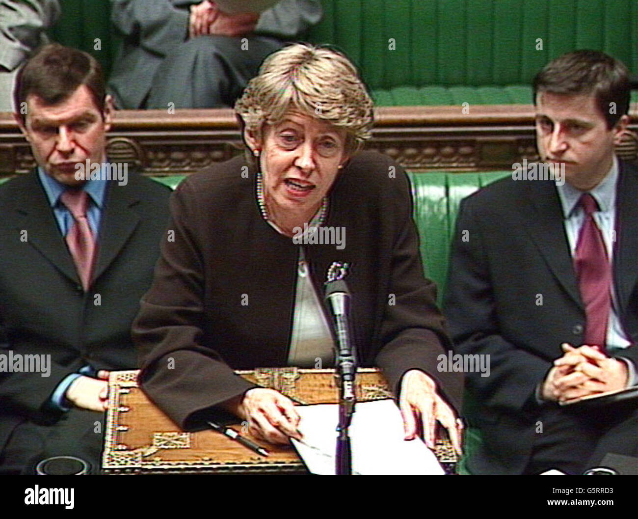 Trade and Industry Secretary Patricia Hewitt delivers a statement to ...