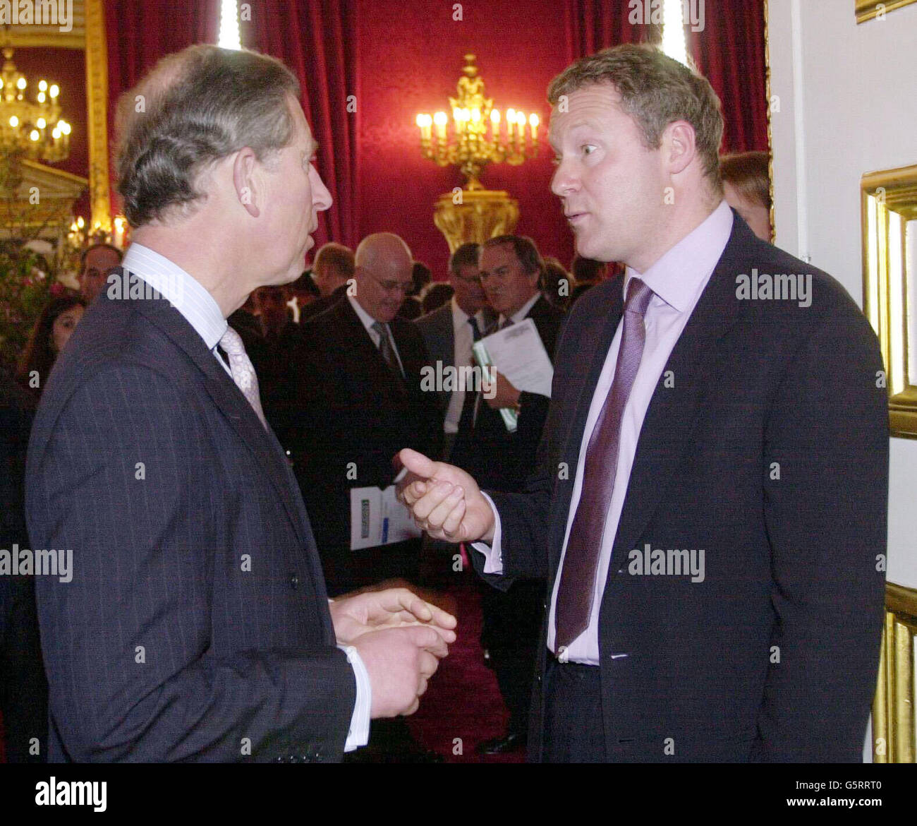 The Prince of Wales meets impressionist, Rory Bremner, at an awards ...
