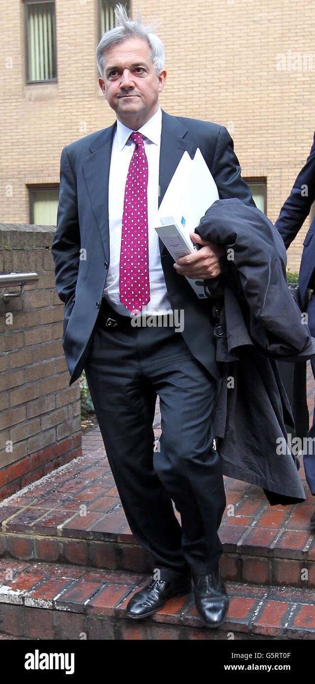 Huhne court hearing Stock Photo - Alamy