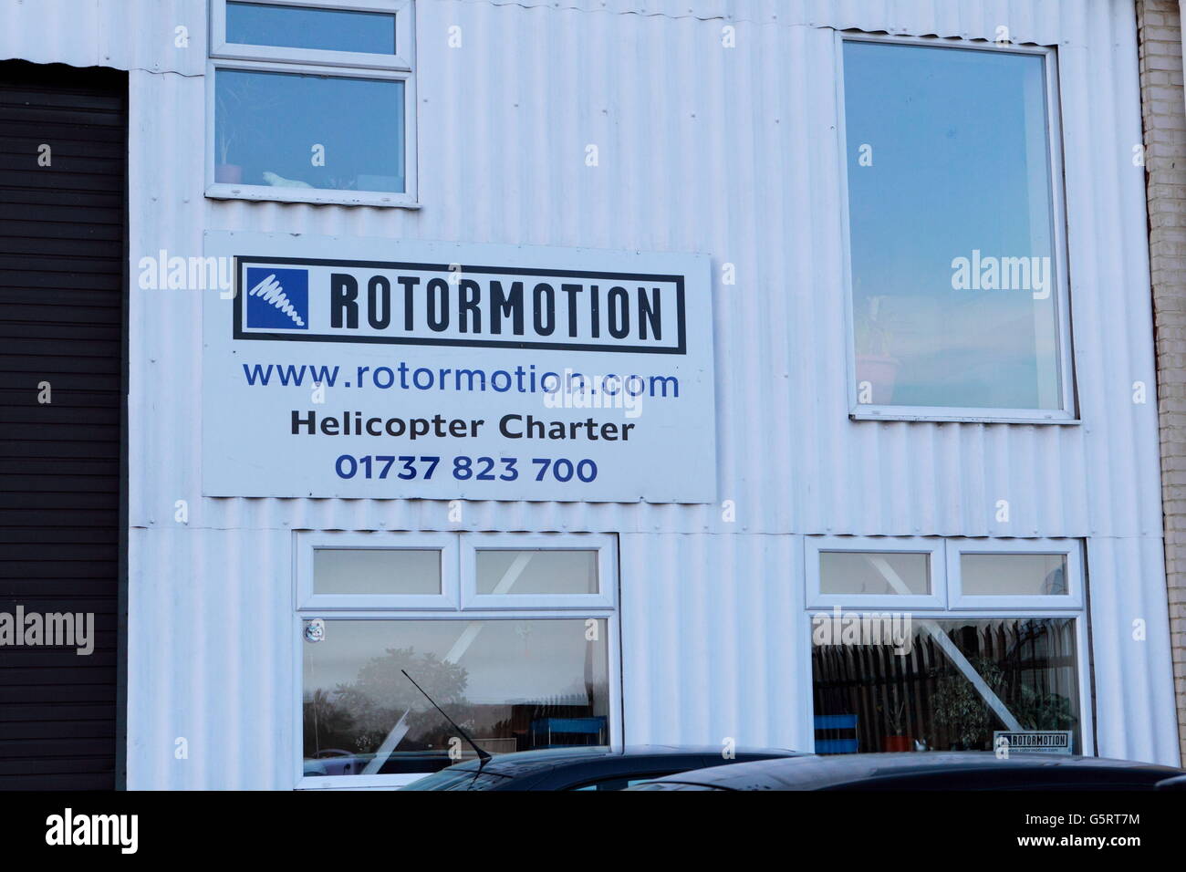 General View of Rotormotion at Redhill Aerodrome in Surrey from where ...
