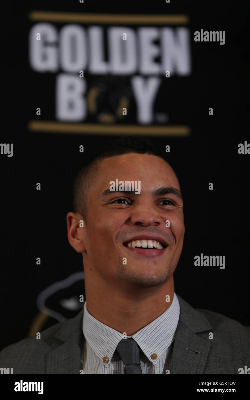 Great Britain's Anthony Ogogo during a press conference at the Mayfair ...