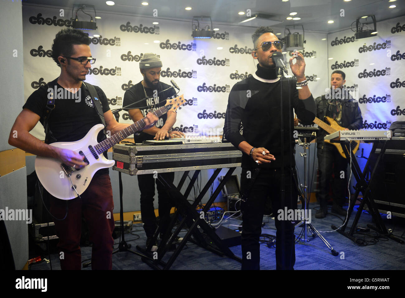 Miguel Special Performance. Recording artist Miguel records a special ...