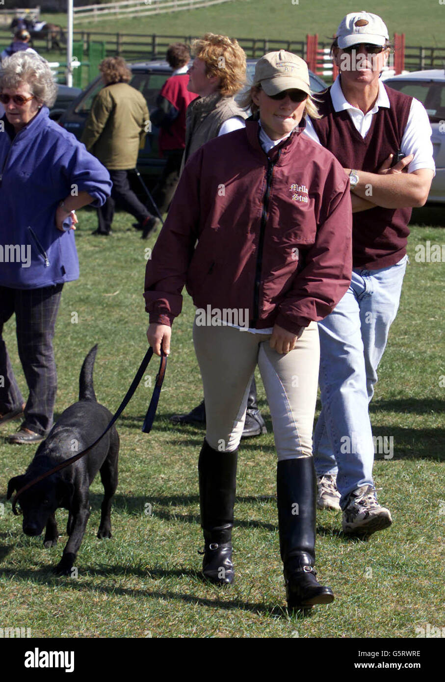 Princess Royal's daughter Zara Phillips with her father Captain Mark ...