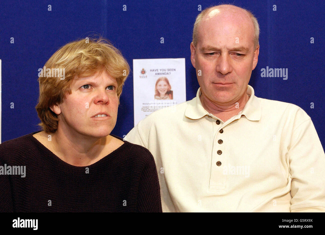 Sally and Bob Dowler, the parents of missing Surrey teenager Amanda ...