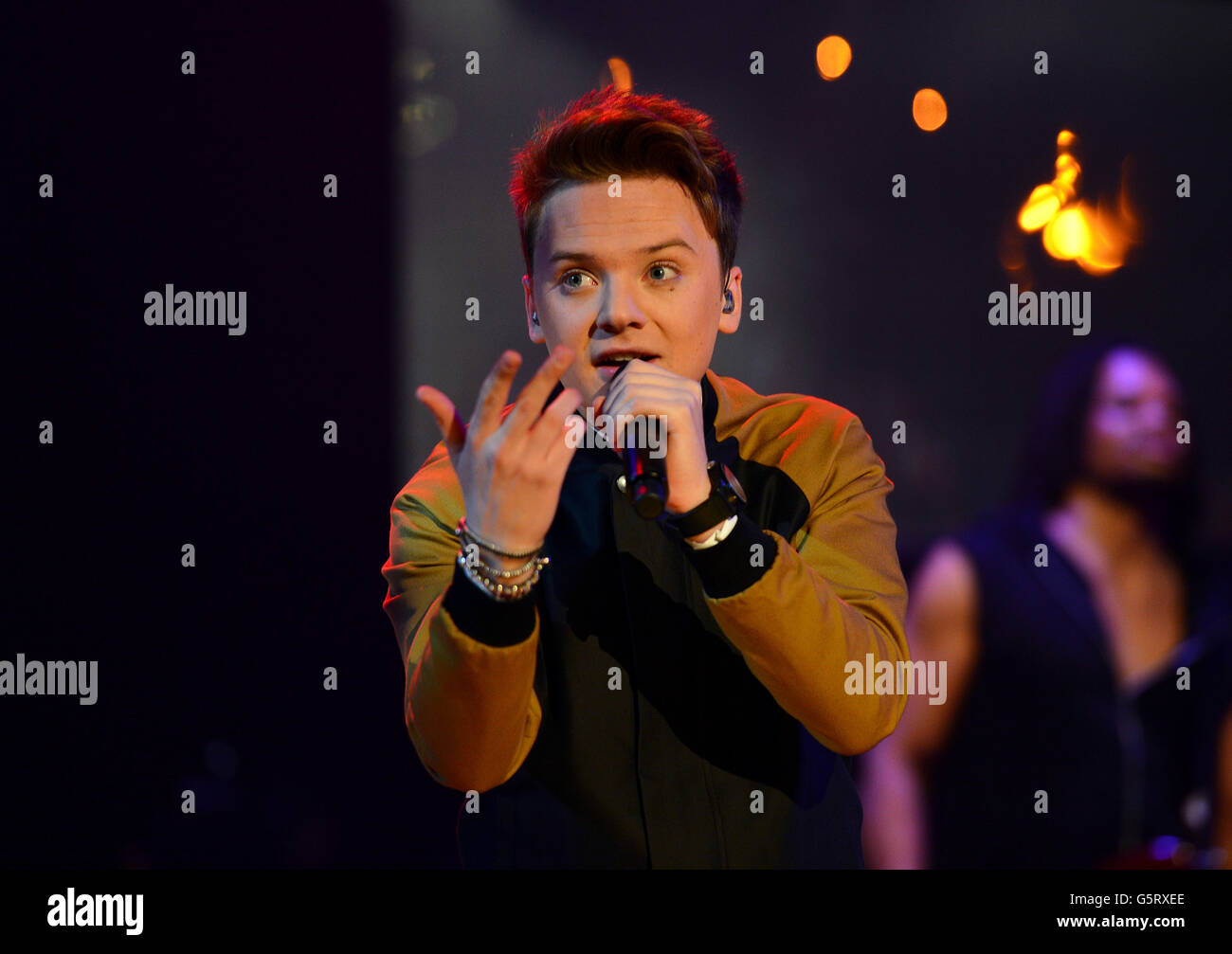 Connor Maynard performs during the filming of the Graham Norton Show at ...