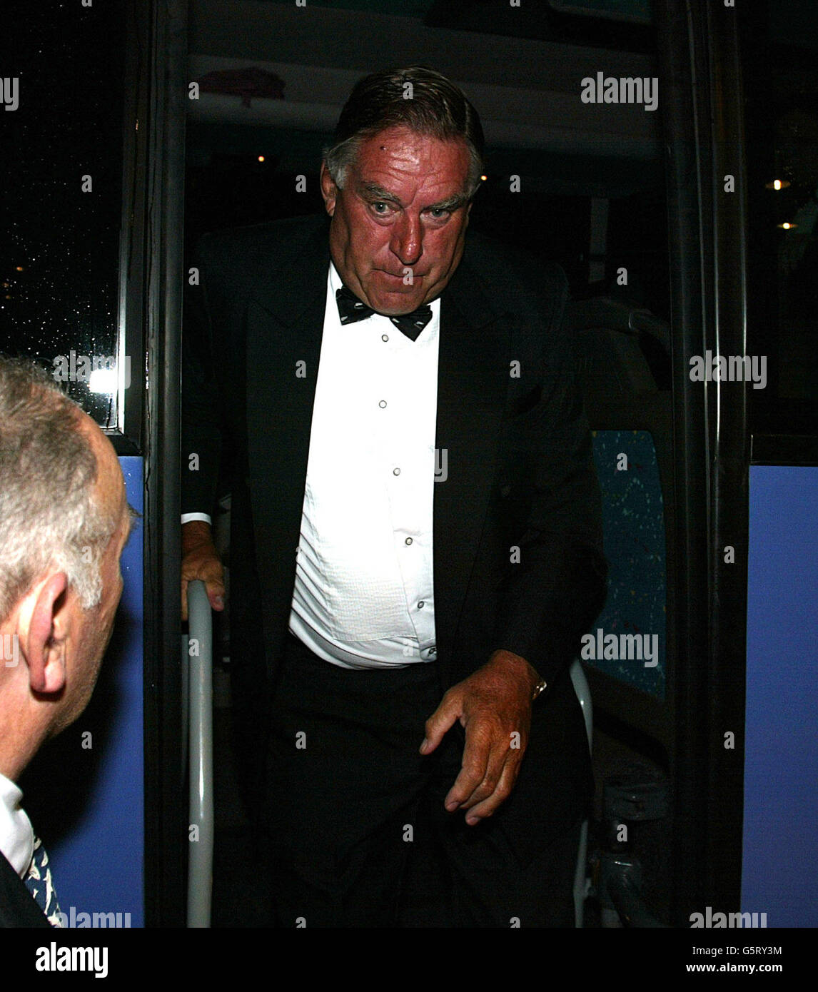Colin Meade arriving for the BBC rugby commentator Bill Mclaren Lloyds ...