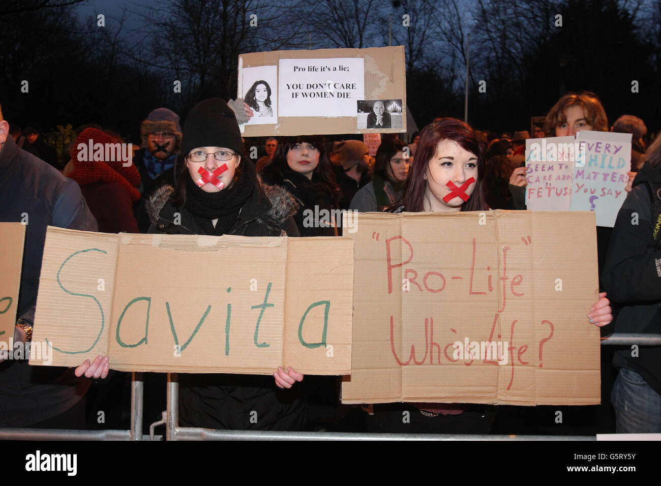Pro-Life Campaign demonstration Stock Photo - Alamy