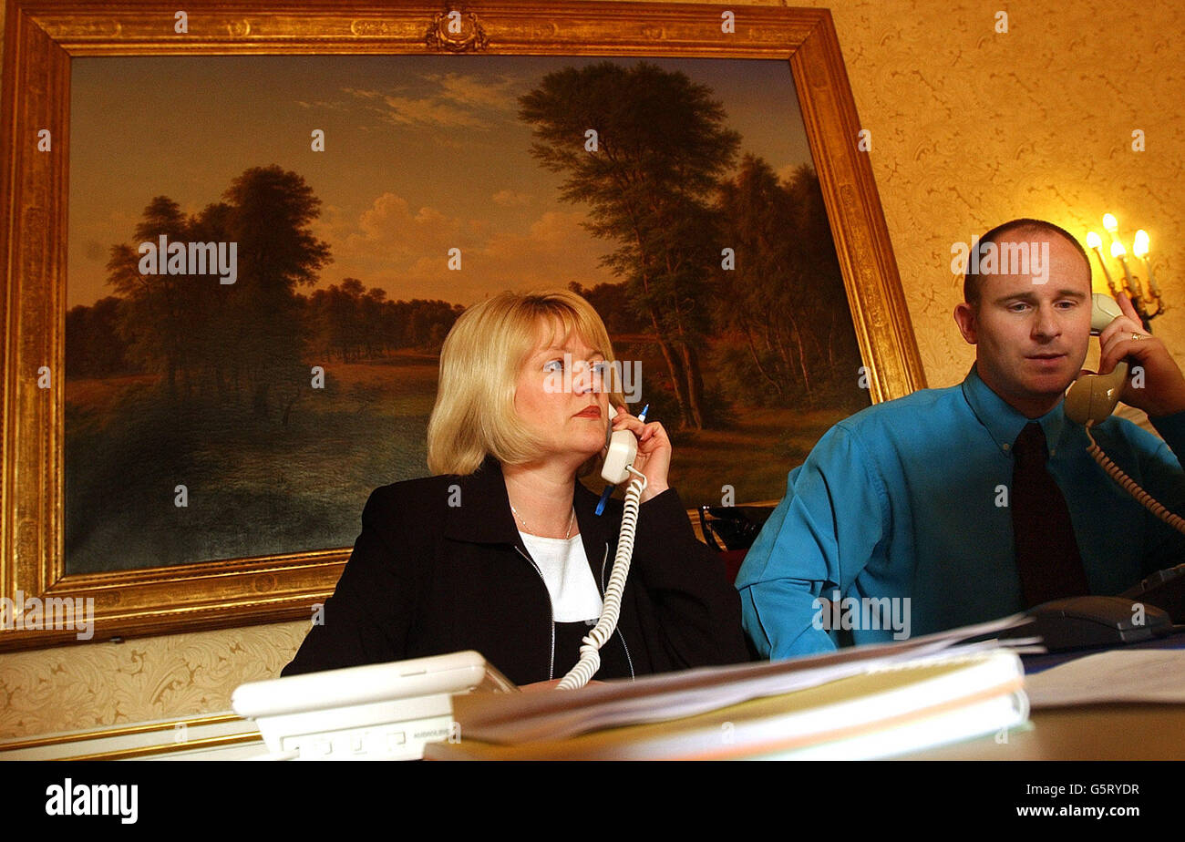 The cinema in Buckingham Palace, that is being used by palace staff ...