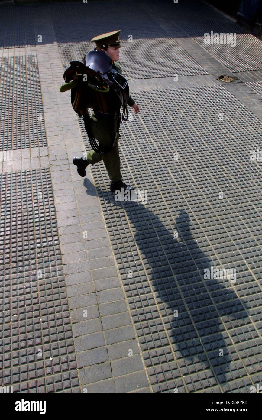 Gunner Louise Murphy 21 from Liverpool of King's Troop Royal Horse ...