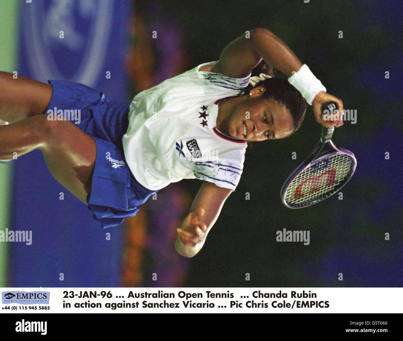 Sport tennis action chanda rubin hi-res stock photography and images ...