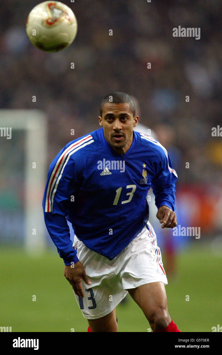 France's Steve Marlet in action during the International friendly match ...