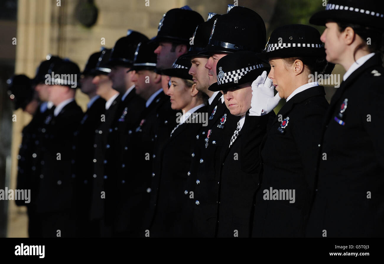 Funeral of Pc Andrew Bramma Stock Photo - Alamy