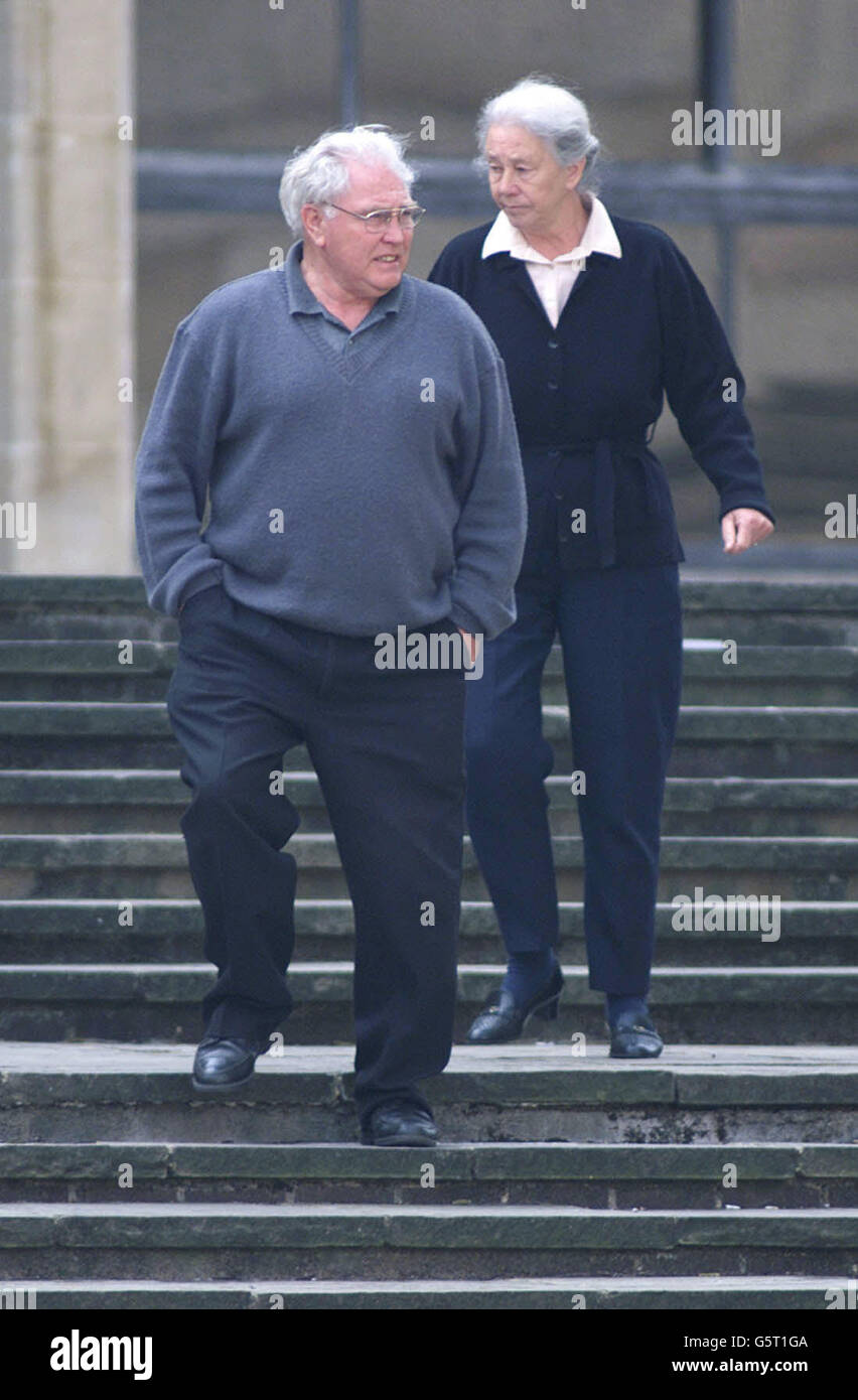 Anne and Trevor Crofts are pictured outside Winchester Crown Court to ...