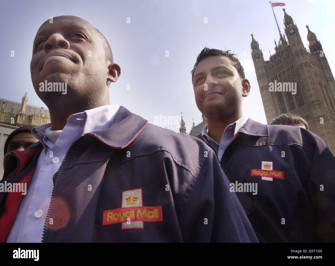 Postal workers protest in westminster hi-res stock photography and ...