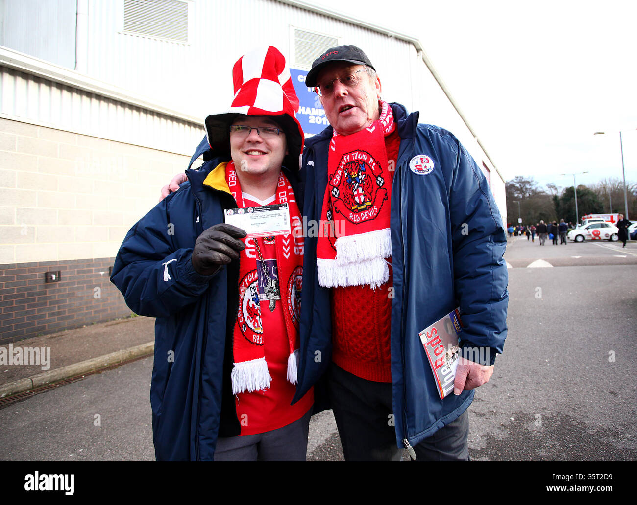 Crawley town badge hi-res stock photography and images - Alamy