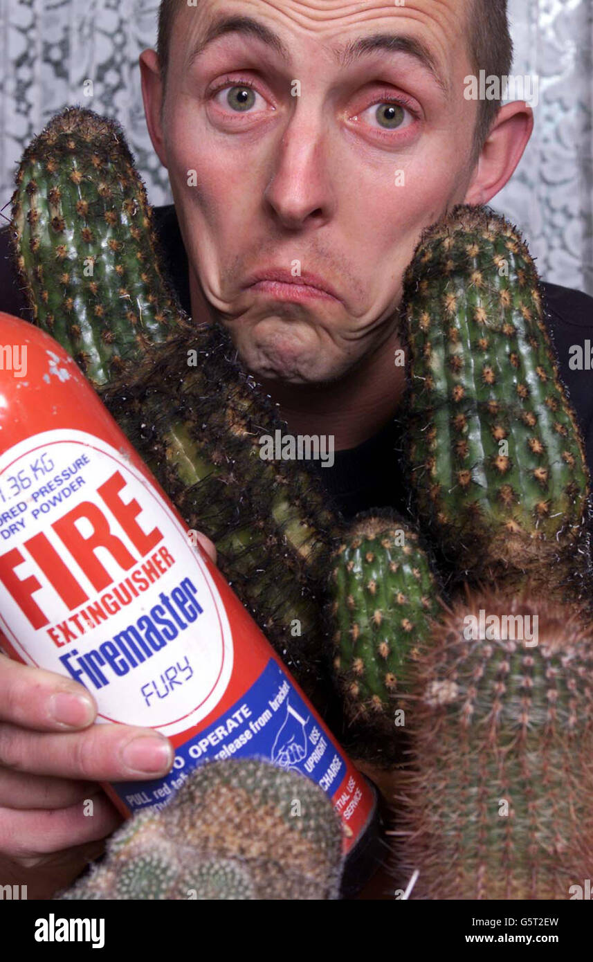 Paul henson from peterborough with his chilean cactus hi-res stock photography and images - Alamy