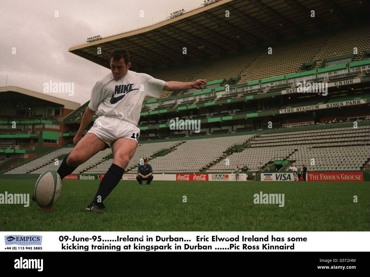 Rugby Union World Cup 1995 -Ireland in Durban Stock Photo - Alamy