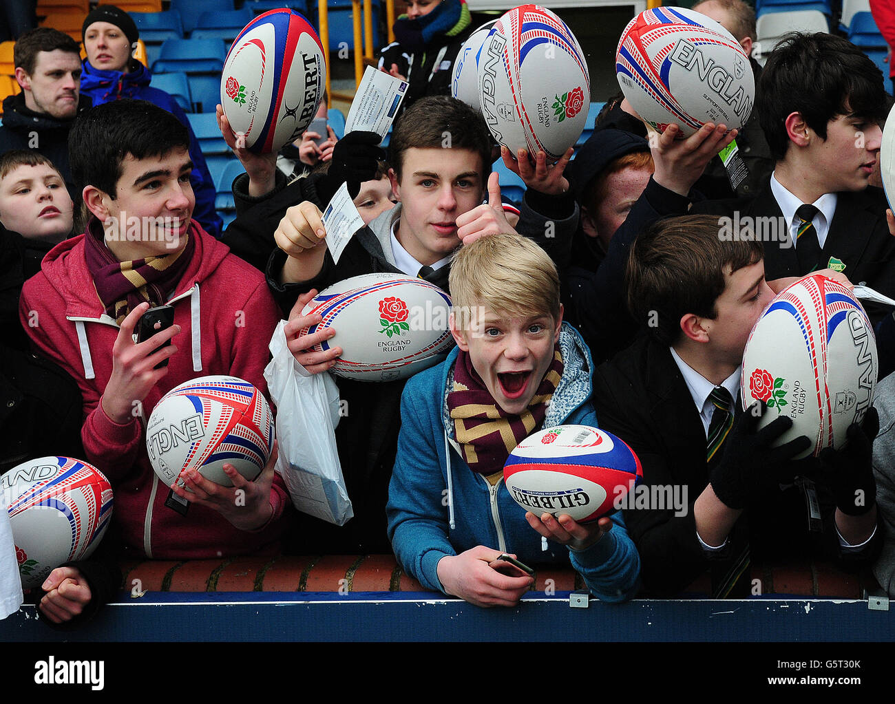 Rugbyu england players hi-res stock photography and images - Alamy