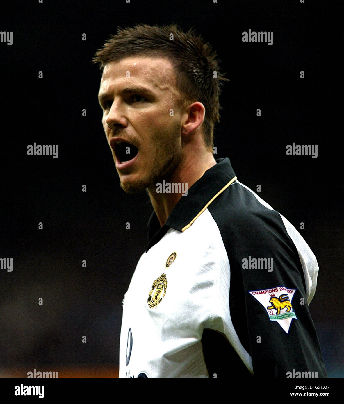 FOOTBALL MANCHESTER UNITED DAVID BECKHAM Stock Photo - Alamy