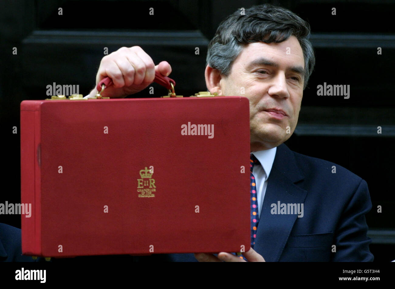 2002 budget gordon brown hi-res stock photography and images - Alamy