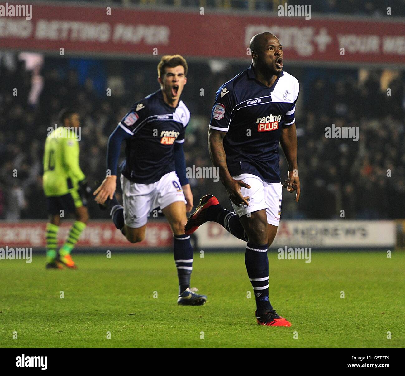 Soccer fa cup fourth round millwall aston villa the den hi-res stock ...