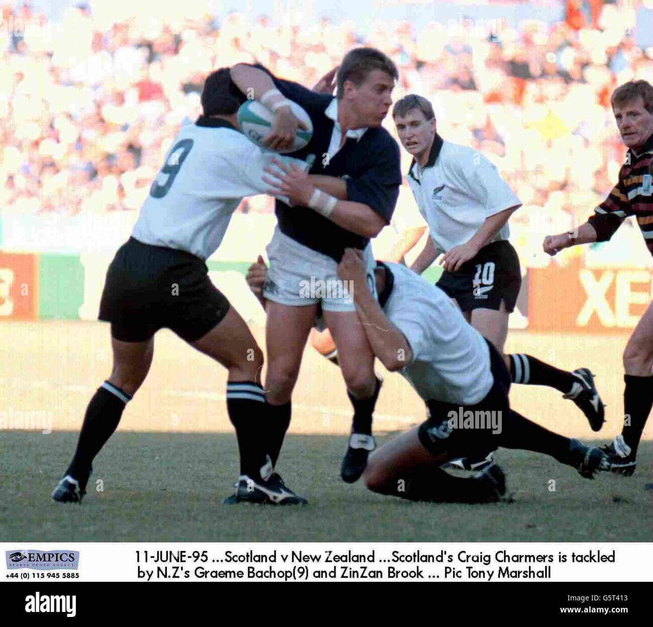 Rugby Union World Cup 1995 -Scotland v N.Z Stock Photo - Alamy