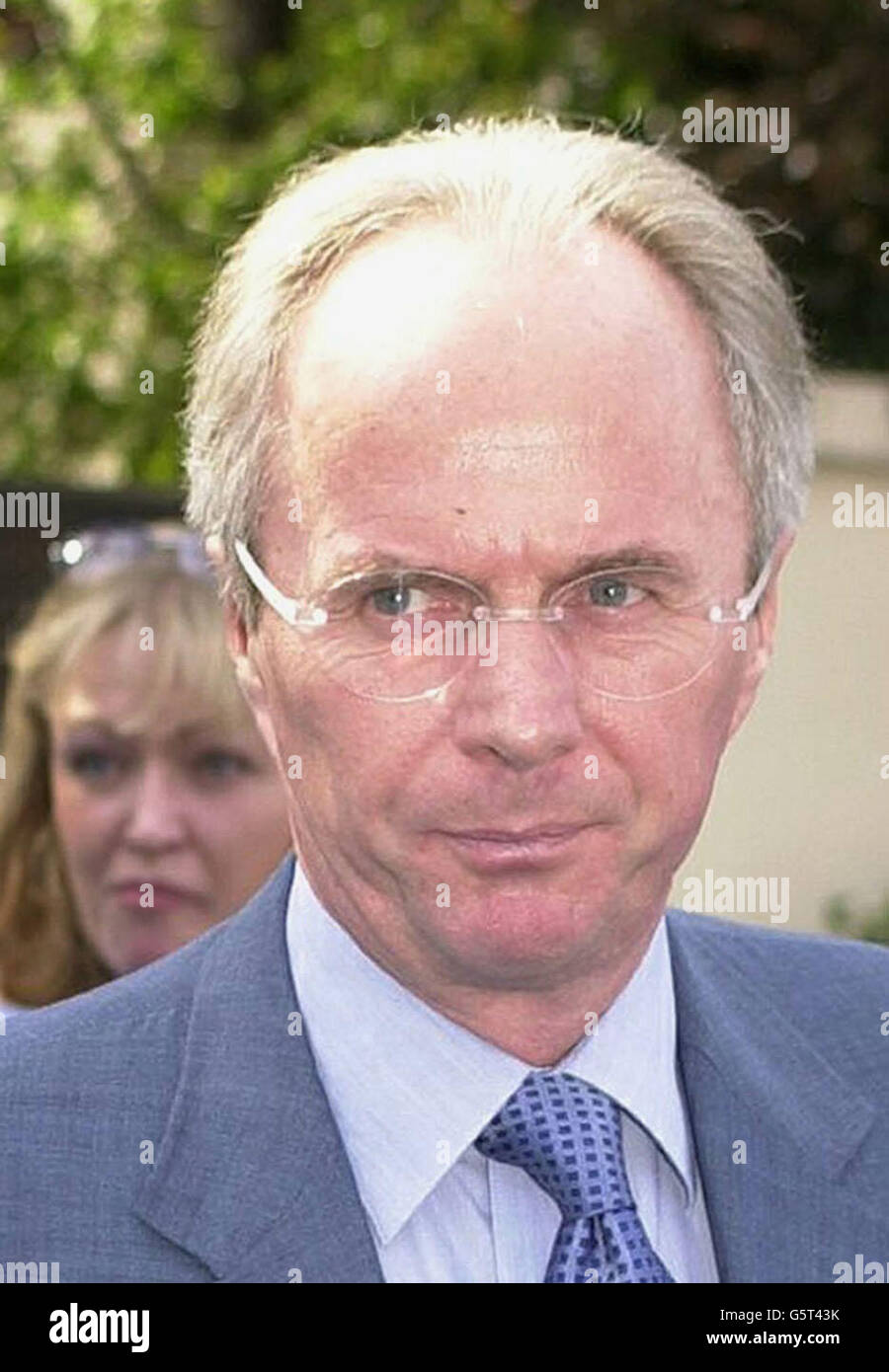 Sven Goren Eriksson Leaves Home Stock Photo - Alamy