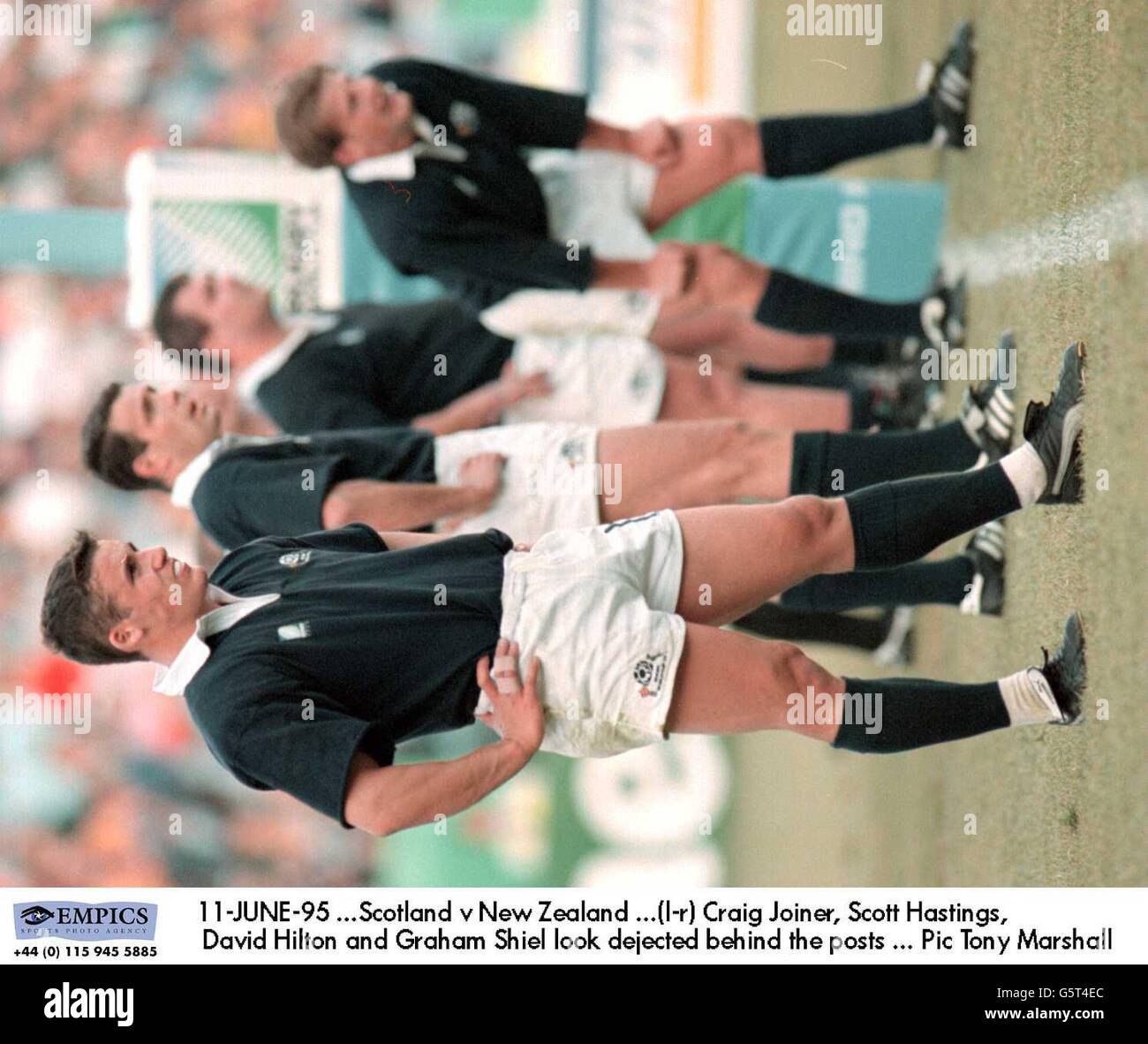 Rugby Union World Cup 1995 -Scotland v N.Z Stock Photo - Alamy