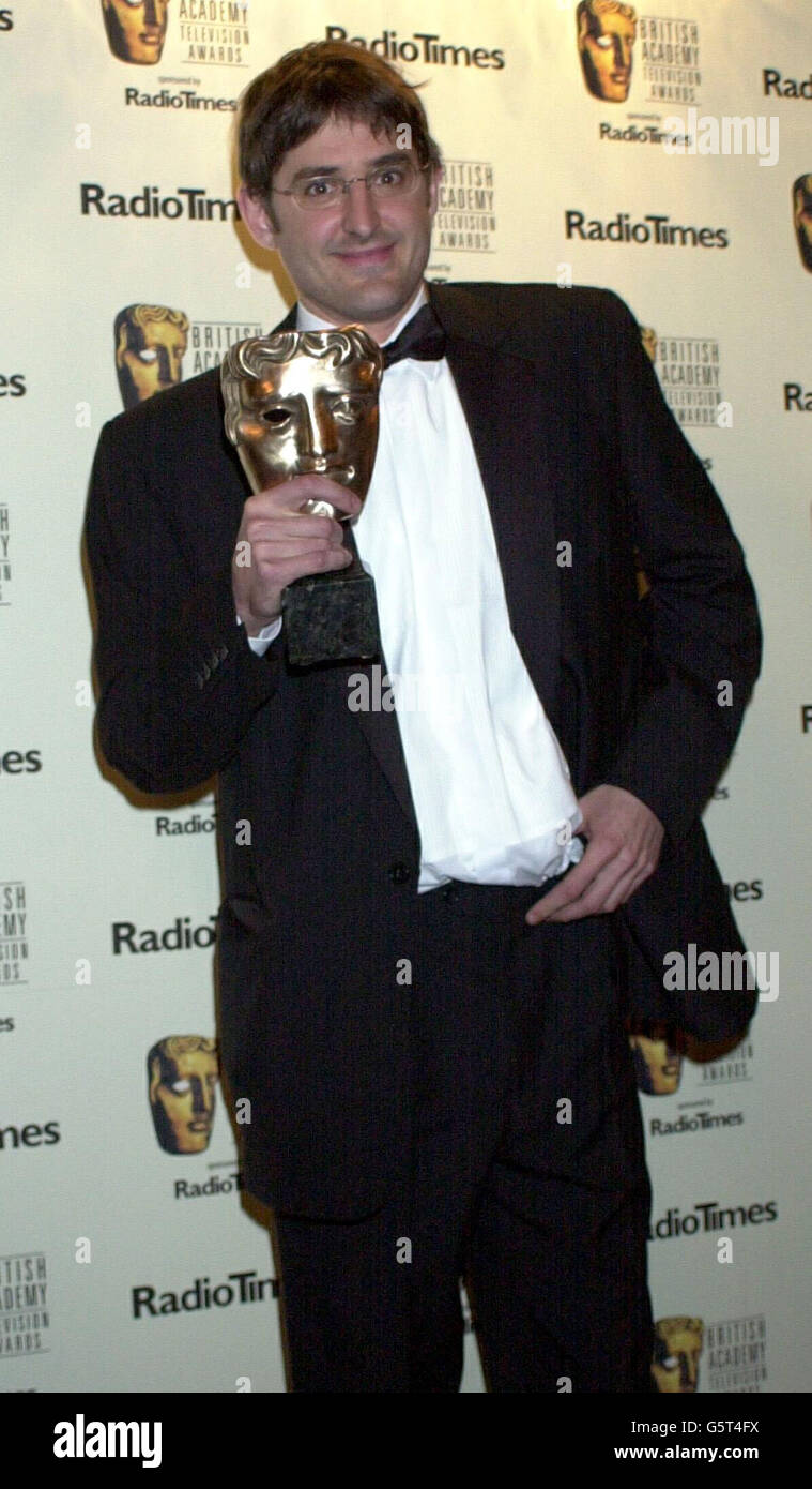 BBC2's Louis Theroux poses for the cameras after winning the Richard ...