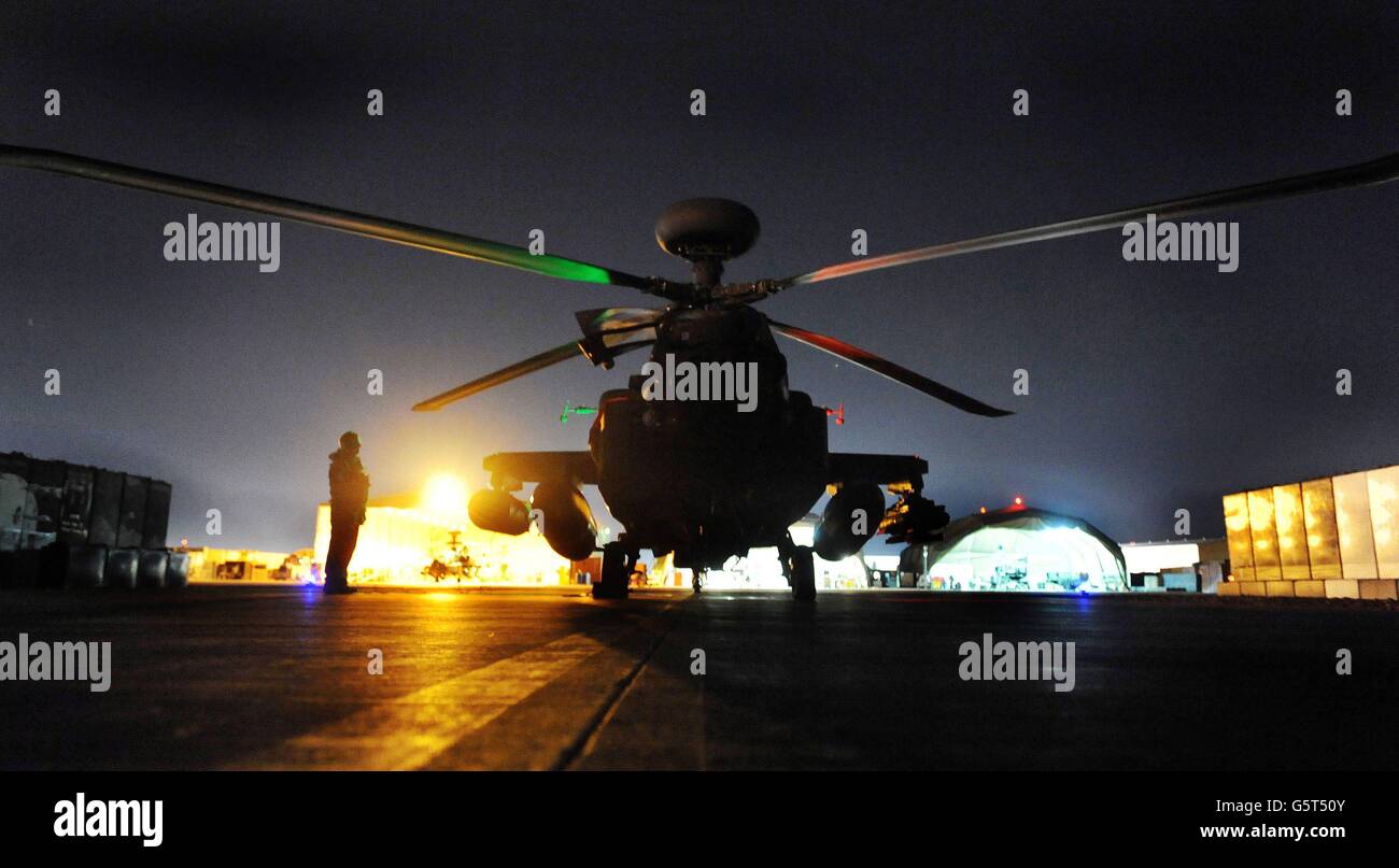 the Apache Helicopter co-piloted by Prince Harry or just plain Captain ...