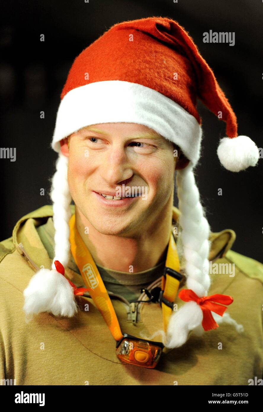 Prince Harry tour of duty in Afghanistan Stock Photo - Alamy