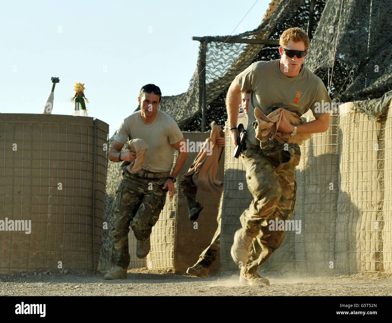 Prince Harry tour of duty in Afghanistan Stock Photo - Alamy