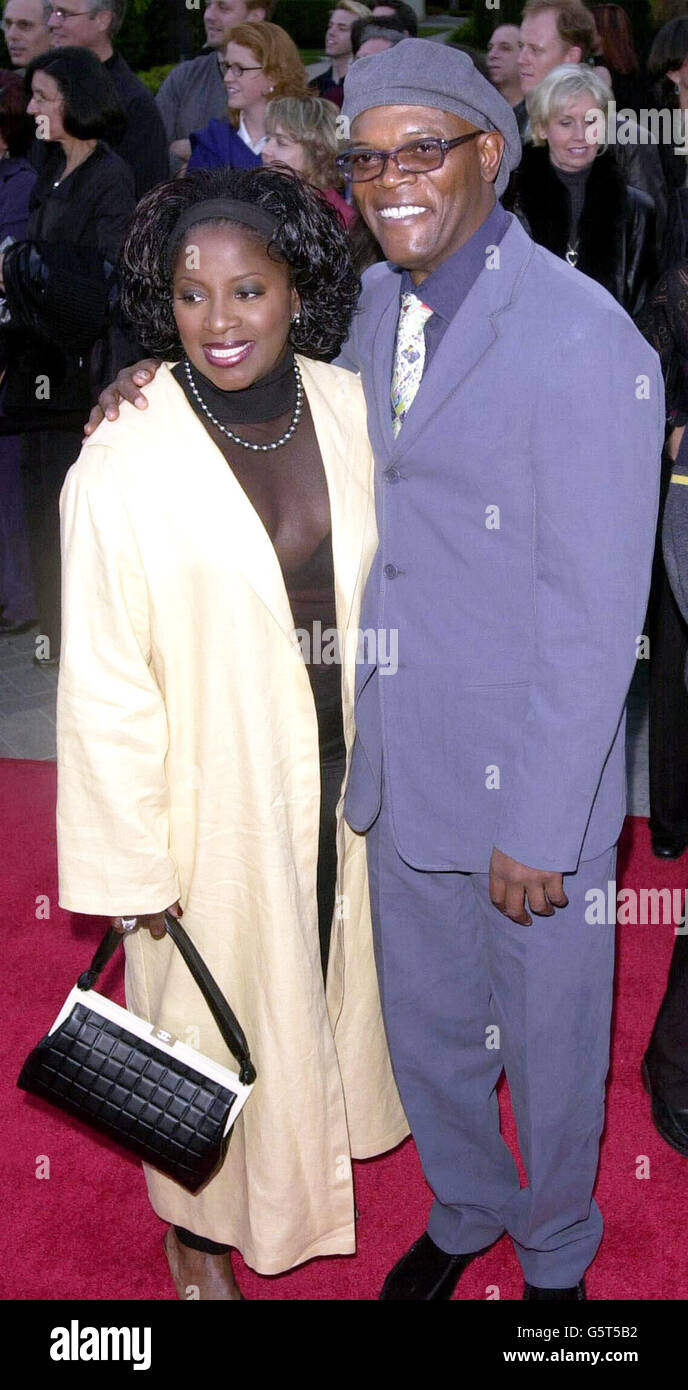 Actor Samuel L Jackson and his wife arrive at the Premiere of the film ...