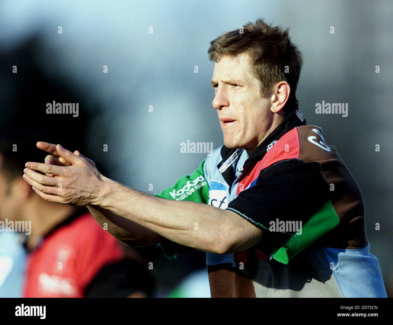 Harlequins Will Greenwood during the Powergen Cup Semi - Final match ...