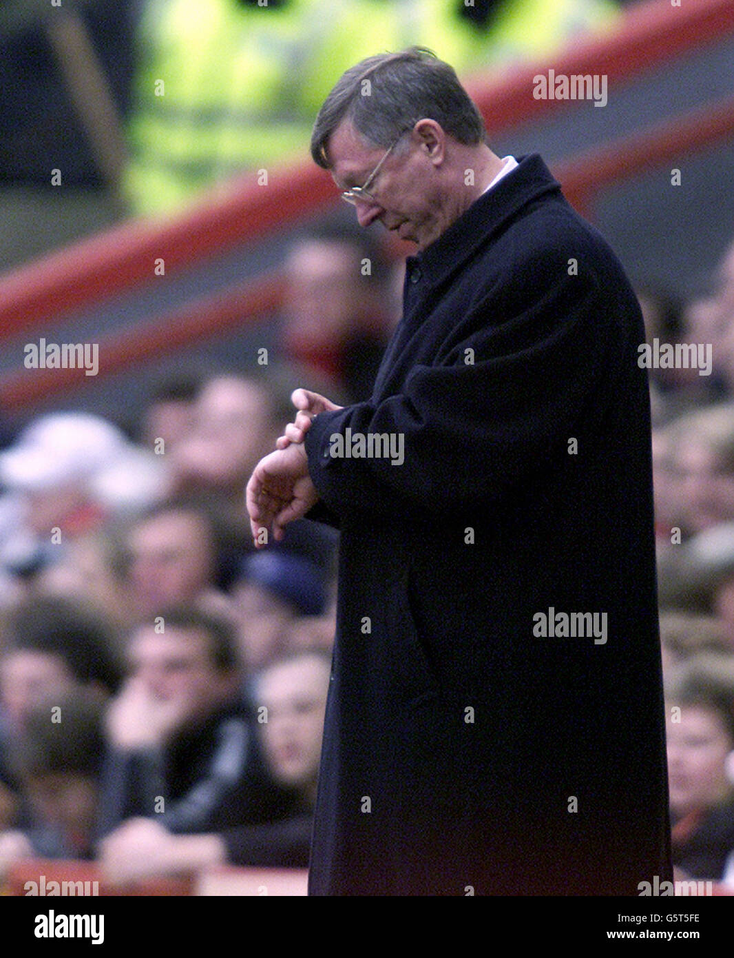 FOOTBALL MANCHESTER UNITED SIR ALEX FERGUSON Stock Photo - Alamy